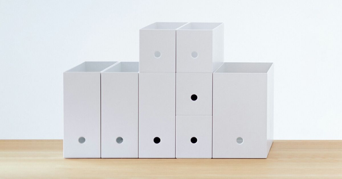 【どっちがいい？】無印良品とニトリのA4用ファイルボックス比較＆収納アイデア紹介 | kakossa