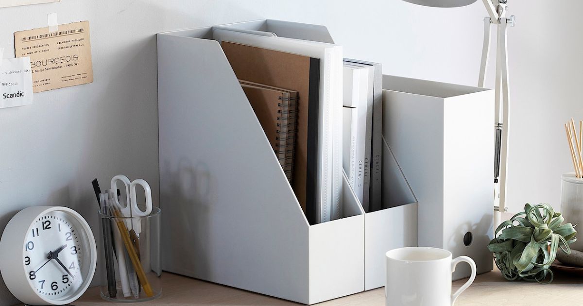 【どっちがいい？】無印良品とニトリのA4用ファイルボックス比較＆収納アイデア紹介 | kakossa